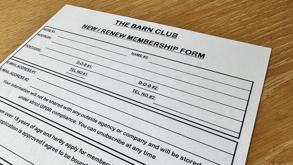 About the club - The Barn Club